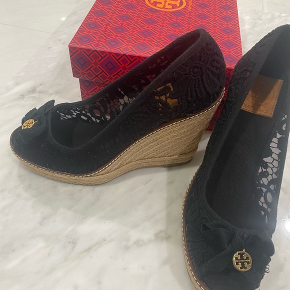 Tory Burch | Shoes | Jackie 1mm Wedge Espadrille Crochet | Poshmark